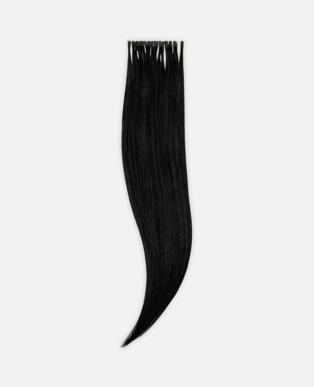 Premium Keratin Extensions 70 cm - Straight - U-tip - 20 Pieces - Black ...
