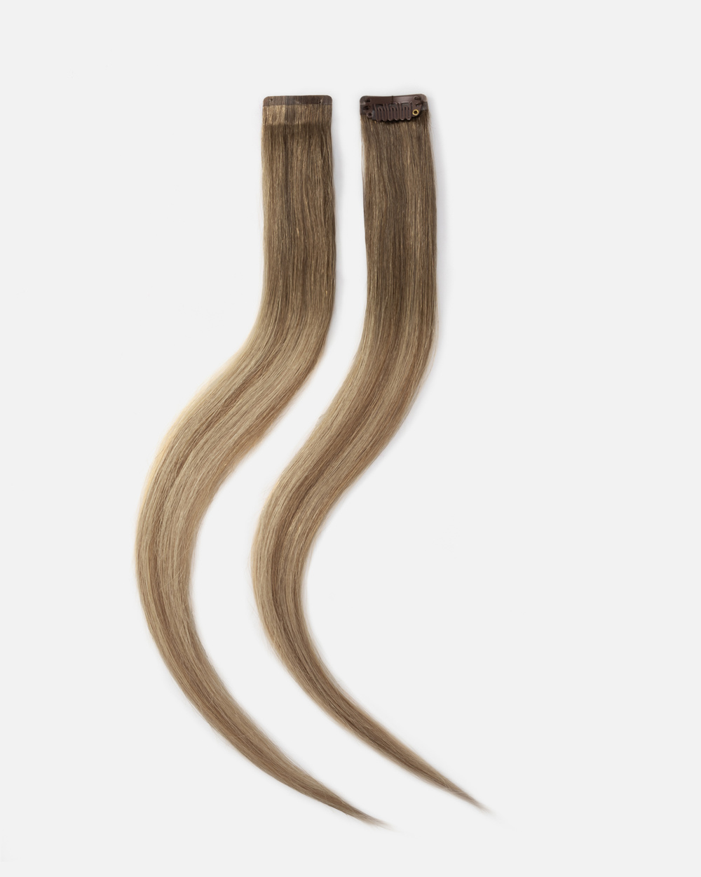 Single Invisible Clip-ins 40 cm - Straight - Clip-ins - 2 Pieces ...