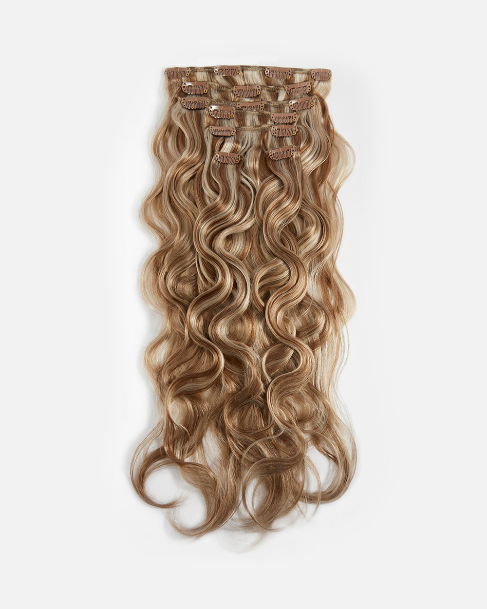Classic Clip-ins 60 cm - Beach Wave - Clip-ins - Medium Volume - 7 ...